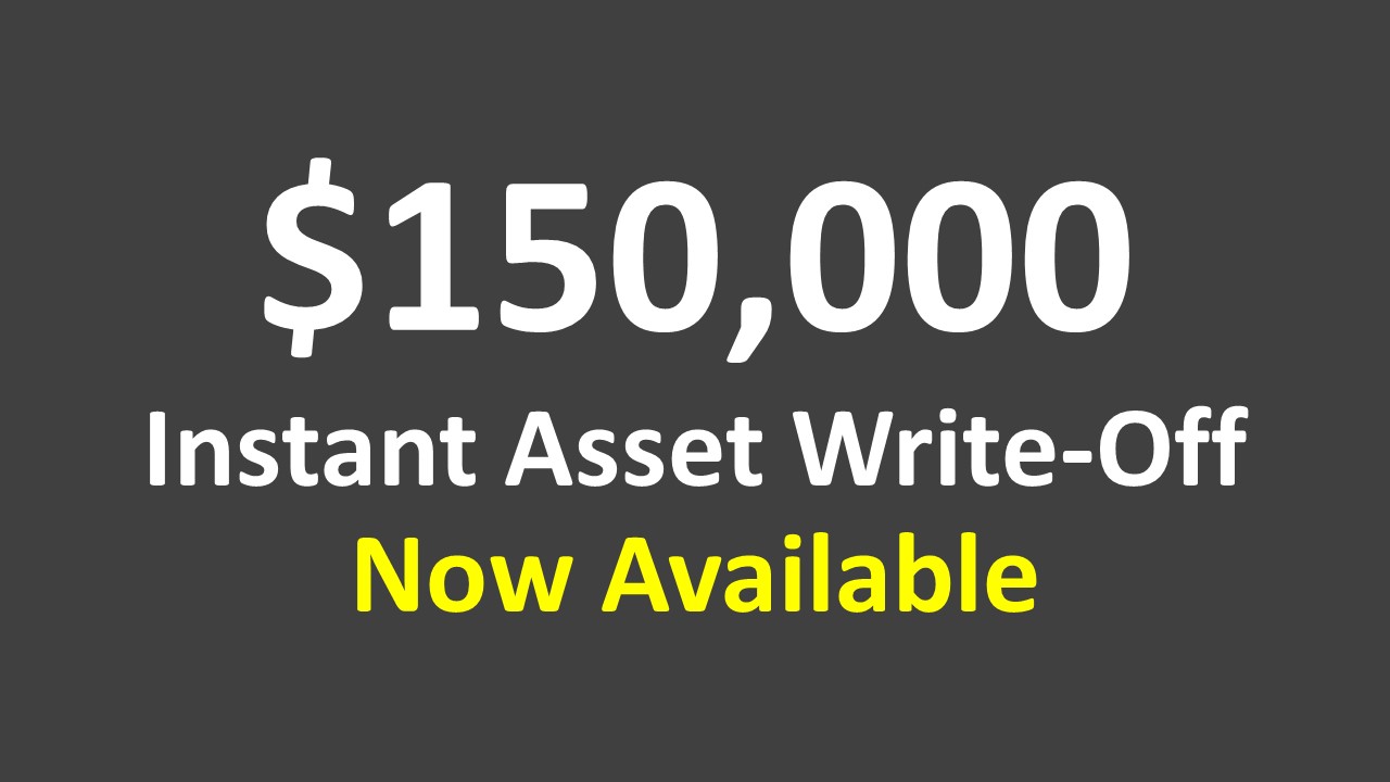 $150,000 Instant Asset Write-Off to drop to $1,000 from 1 July 2020 ...